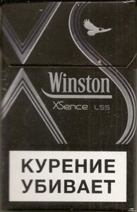 Cigarette Pack: Winston XSence LSS (RussiaCol:RU-CT-0122