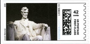 Stamp: Lincoln Memorial (United States of America(Personal Computer ...