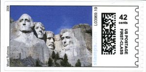 Stamp: Mount Rushmore (United States of America(Personal Computer ...