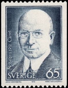 Stamp: Alexis Carrel (medicine) (Sweden) (Nobel Prize Winners 1912) Mi ...