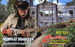 Phonecard: Nicholas Brancker (Bartel (Cable & Wireless), Barbados) (GPT ...