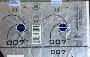 Cigarette Pack: 007 Suave (BrazilCol:BR-CT-0098