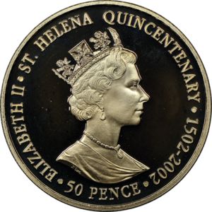 Moneda: 50 Pence (500th Anniversary - James Cook - Silver edition ...