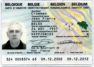 Functional Card: Belgium Identity Card (Personal Identification ...