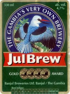 Drink Label: Jul Brew (Banjul Breweries Ltd, GambiaCol:GM-BEER-000005