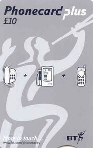 Phonecard: Phonecard Plus – 2nd.Issue:Grey – Value on Reverse (British ...