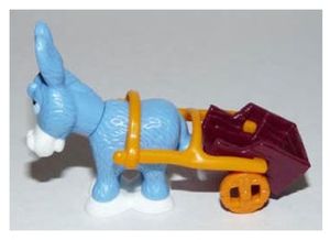 Meal Toy: Donkey with cart (Kinder Surprise, Worldwide(Kinder - The ...