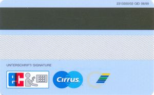 Cartões de bancos: Deutsche Bank 24 SparCard 24 (Deutsche Bank ...