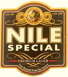 Etiqueta de bebida: Nile Special (Nile Breweries LTD., UgandaCol:UG ...