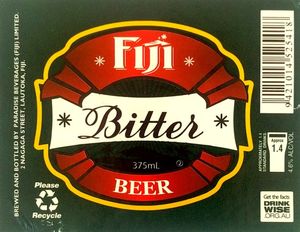 Drink Label: Fiji Bitter Beer (Paradaise Beverages Limited., FijiCol:FJ ...