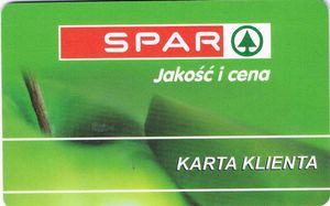 Functional Card: Spar (Shops - Supermarkets, Poland(Spar) Col:PL-SPAR-001