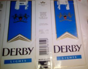 Cigarette Pack: Derby (ChileCol:CL-CT-0033