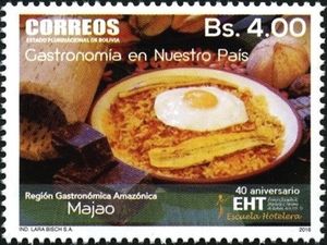 Stamp: Majao (Bolivia(Bolivian gastronomy) Mi:BO 2010,Yt:BO 1591