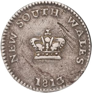 Coin: 15 Pence (Dump - Type E/3, 3.5mm spacing) (Australia) (New South ...