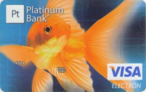 Bank Card: Visa Electron (Platinum Bank, UkraineCol:UA-VE-0408.02