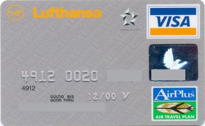 Bank Card: Lufthansa Air Plus VI 99 (Dresdner Bank, Germany, Federal ...