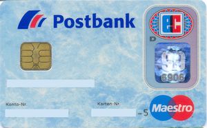 Bank Card: Postbank ec 99 (Postbank, Germany, Federal RepublicCol:DE-MS ...