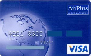 Bank Card: AirPlus VI 06 (Lufthansa AirPlus Servicekarten GmbH, Germany ...