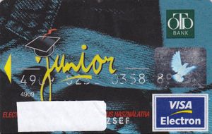 Bank Card: Junior (Otp Bank, HungaryCol:HU-VE-0024