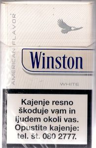 Cigarette Pack: Winston White (SloveniaCol:SI-CT-0014