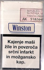 Cigarette Pack: Winston White (SloveniaCol:SI-CT-0014