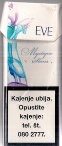 Cigarette Pack: Eve Mystique Slims (SloveniaCol:SI-CT-0016