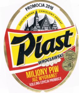 Drink Label: Piast Wrocławski (Browar Okocim, PolandCol:PL-BEER-000725