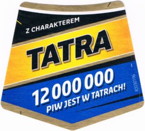 Etiqueta de bebida: Tatra Mocne (Browar Żywiec, Polonia) Col:PL-BEER-000726