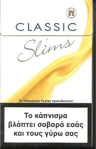 Cigarette Pack: Classic Slims (GreeceCol:GR-CT-0075