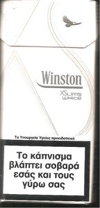 Cigarette Pack: Winston XSlims White (Greece(Winston XSlims White) Col ...