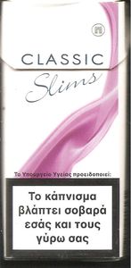 Cigarette Pack: Classic Slims (GreeceCol:GR-CT-0114