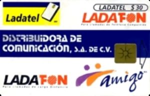 Cartões Telefônicos: Ladafon / Tarjetas Amigo (Telmex - Ladatel, México ...