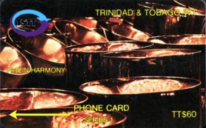 Phonecard: Pan in Harmony (Cable & Wireless (TSTT), Trinidad and Tobago ...