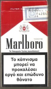Cigarette Pack: Marlboro Original 100's (Greece(Marlboro Original 100's ...