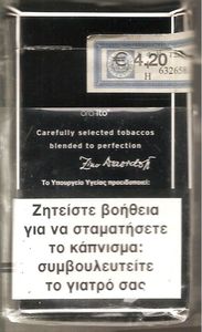 Cigarette Pack: Davidoff (Greece(Davidoff) Col:GR-CT-0191 🚬
