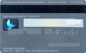 Bank Card: United MileagePlus Card (JPMorgan Chase Bank, United States ...