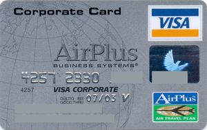 Bank Card: AirPlus Corporate VI 00 (Bayerische Landesbank, Germany ...