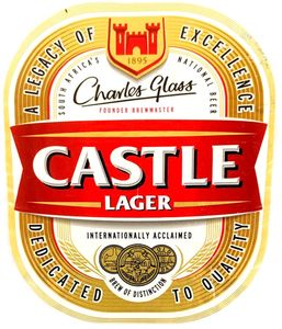 Drink Label: Castle Lager (SAB (Pty) Ltd., South AfricaCol:ZA-BEER-000069