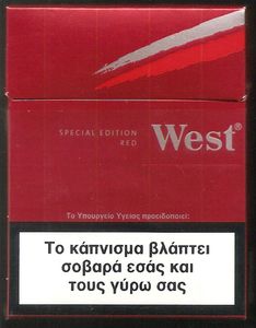 Cigarette Pack: West Red Special Edition (GreeceCol:GR-CT-0240