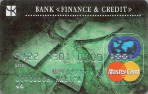 Bank Card: MasterCard Mass (Bank "Finance & Credit", UkraineCol:UA-MC ...