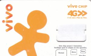 Phonecard: Vivo Chip 4G - Orange Logo (Vivo, Brazil(003 - Marcos GSM ...
