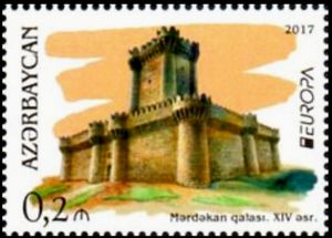 Stamp: Merdekan Castle (XIV c.) (Azerbaijan(Europa (C.E.P.T.) 2017 ...