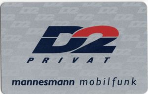 فون کارڈ: Mannesmann D2-Privat - Service erleben. Typisch privat ...