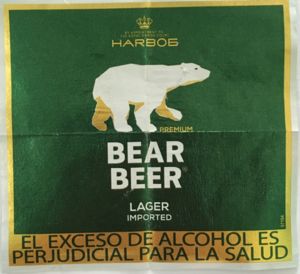 Drink Label: Bear Beer, Lager Imported (Darguner Brauerei, Germany ...