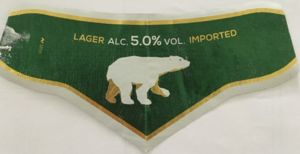 Etiqueta de bebida: Bear Beer, Lager Imported (Darguner Brauerei ...
