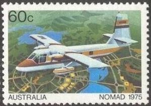 Stamp: Nomad, 1975 (Australia(Australian Aircraft) Mi:AU 739,Sn:AU 762 ...