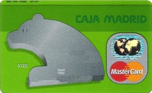 Bank Card: CAJA de MADRID (Caja de Madrid, SpainCol:ES-MC-0012