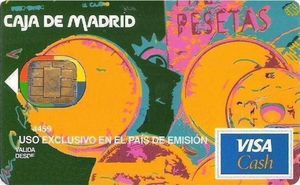 Tarjeta de Banco: CAJA de MADRID (Caja de Madrid, EspañaCol:ES-VC-0001.04
