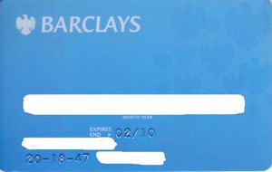Bank Card: BARCLAYS (Barclays Bank, United Kingdom of Great Britain ...