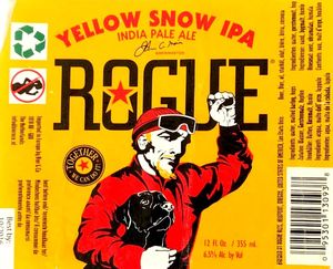 Drink Label: Yellow Snow IPA (Rogue Ales, United States of AmericaCol ...